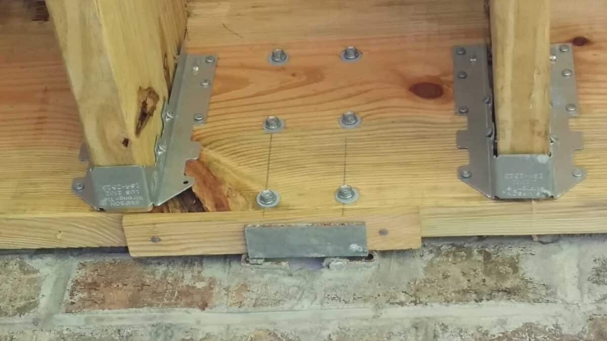 MTW Deck Bracket for Brick: Deck Construction Solution